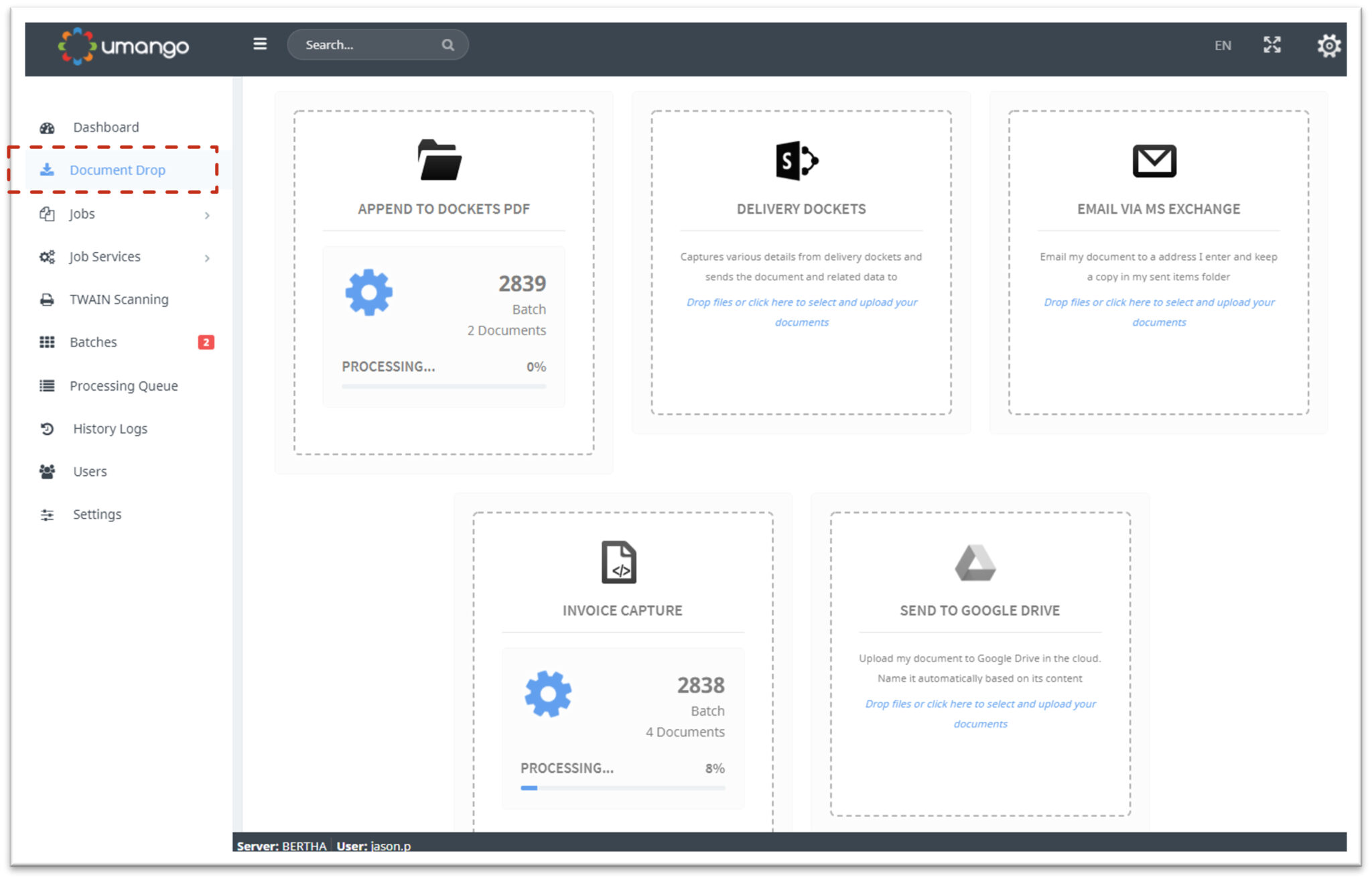 Umango: Closer Look at Document Drop – ecoprintQ Blog