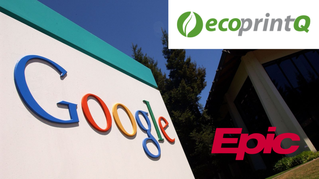 Google and Epic announce BIG partnership for hosting EMR in the cloud. – ecoprintQ Blog