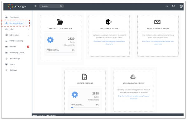 Umango: Closer Look at Document Drop – ecoprintQ Blog